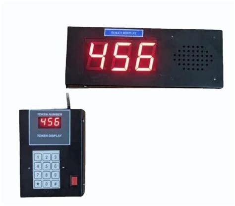 Red Wall Mounted Orbit 3 Digit Token Display System At 5500 Unit In