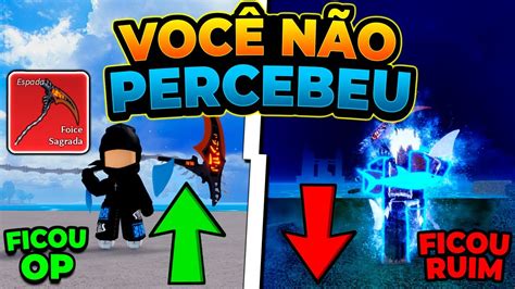 BUFFS E NERFS DA UPDATE DE HALLOWEEN DO BLOX FRUITS YouTube