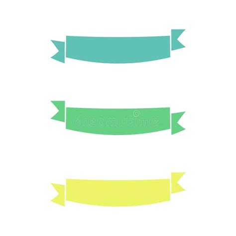 Ribbon Stock Vector Illustration Of Graphic Style 132498057