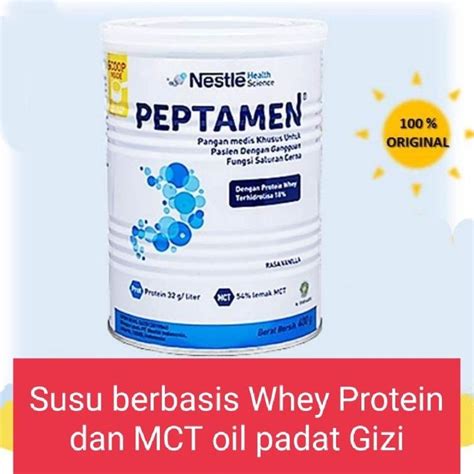 Jual Nestle Peptamen Dewasa Gr Susu Whey Protein Dan MCT Oil Shopee Indonesia
