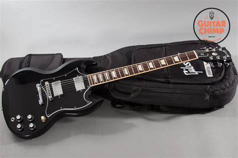 2019 Gibson Sg Standard Black Guitar Chimp