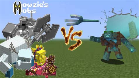 Mowzies Mobs Vs Mutant Drowned Youtube