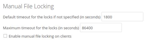 is it possible to lock a file server owncloud central