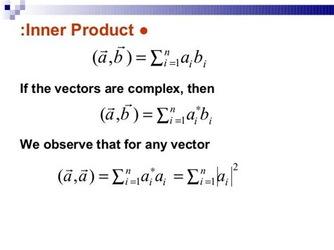Linear Vector Space
