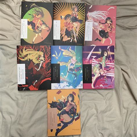 Monogatari Light Novels Bakemonogatari All 3 Depop