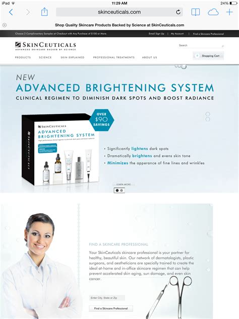 Skinceuticals.com on Behance