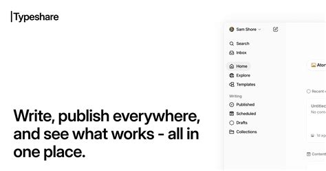 Typeshare The All In One Writing Platform