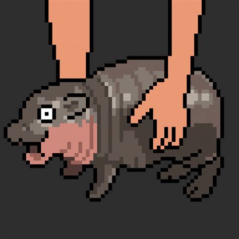 Moo Deng Real Life Drawn By Pixel Art Fighter Danbooru