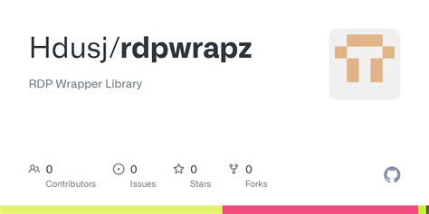 Github Hdusjrdpwrapz Rdp Wrapper Library