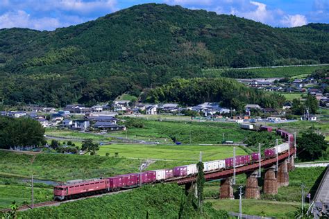 日豊貨物 EF81 杵築俯瞰 by Monobright ID11300117 写真共有サイト PHOTOHITO