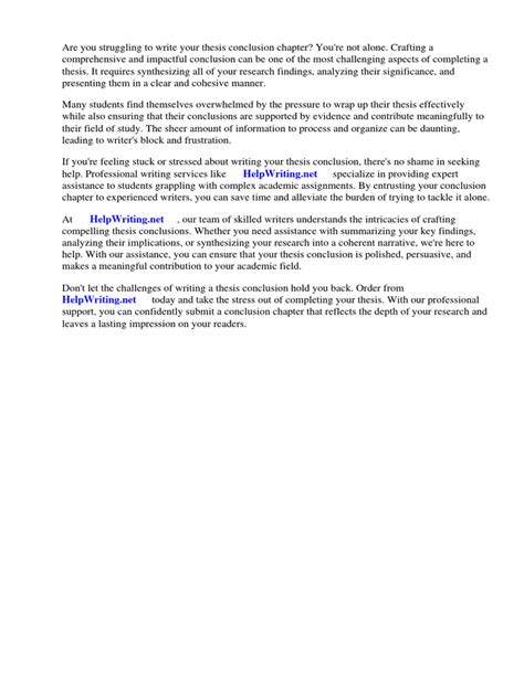 Conclusion Chapter 5 Thesis Pdf Monte Carlo Method Statistics