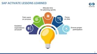 SAP Activate Methodology For S 4HANA Implementation PPTX