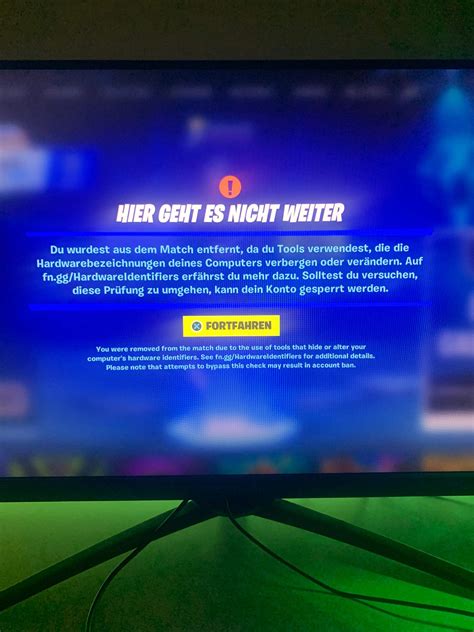 Bin Ich In Fortnite Gebannt Pc Problem