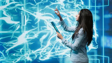 Computadora Científico Utilizando Artificial Inteligencia Informática Simulando Humano Cerebro