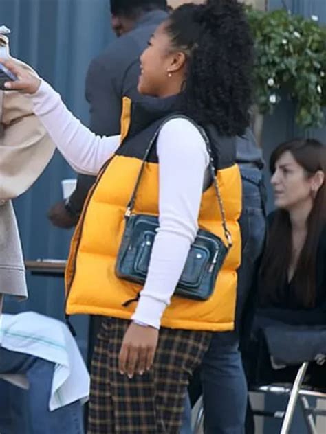Buy Tv Series The Equalizer Delilah Fulton Yellow Puffer Vest
