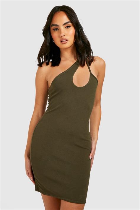 Cut Out Strappy Bodycon Dress Boohoo Uk