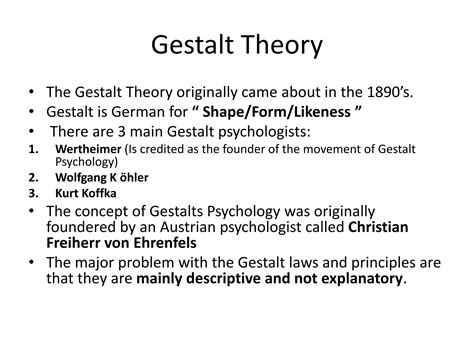 Visual Perception Concepts Pptx