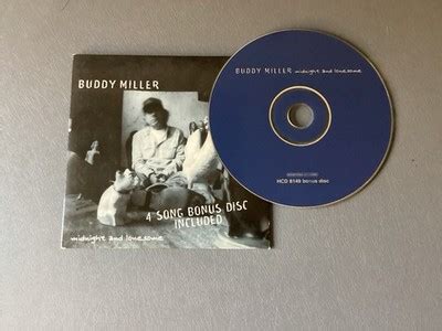 Buddy Miller Midnight And Lonesome Cd 4 Song Bonus Disc Ebay