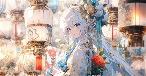 銀髪 銀 髪 芳 華 銀髪教主のイラスト Pixiv