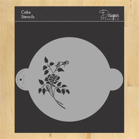 Floral And Plant Stencils For Cake Decorating Confection Couture Stencils