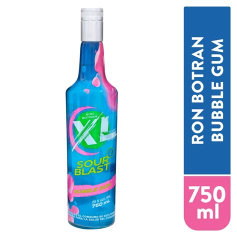 Comprar Ron Botran Xl Sour Blast Bubble Gum 25 Vol Alcohol 750 Ml