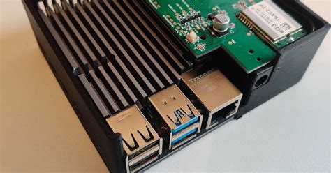 Raspberry Pi 4 RPI RF MOD Header Case With Cooler By Frittenpit Download Free STL Model