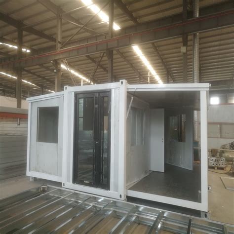 Steel Structure Expandable Prefab Container House For Worker Living Or Office Expandable