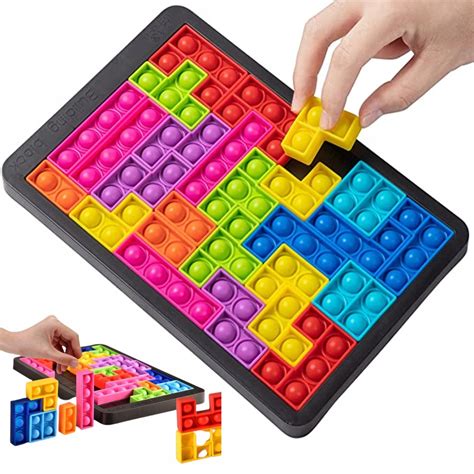 Popit Tetris Klocki Silikonowe Dla Dziecka Pop It 5904158312402