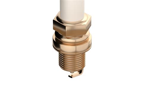 Free D SparkPlug Model TurboSquid