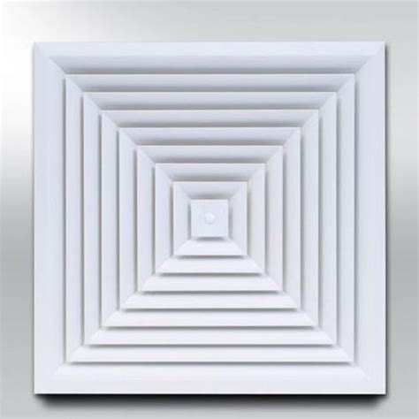 NUVEQ White Multi Cone 4 Way Ceiling Square Diffuser At Rs 400 Square Feet In Vadodara