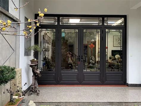 新中式断桥铝木门窗｜庭院隔音隔热门窗 小红书 花瓣网