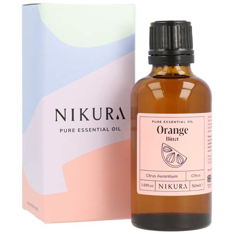 Orange Bitter Essential Oil Pure Orange Bitter Oil Nikura