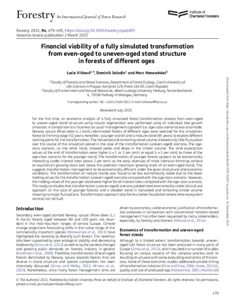 Pdf Financial Viability Of A Fully Simulated Transformation From Even