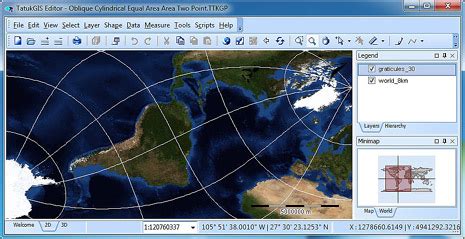 On The Fly Image And Vector Layer Reprojection