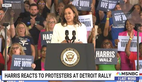 Kamala Harris Confronted By Pro Palestinian Protesters Starring Phil
