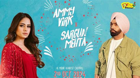 Ammy Virk And Sargun Mehat New Movie Announced Movie Releasing On 2nd