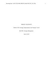 MGT599 MOD4 SLP Docx Running Head COST VOLUME PROFIT ANALYSIS W1 W2