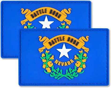 Qqsd Nevada Flag Patch Army Tactical Military Patches Pvc