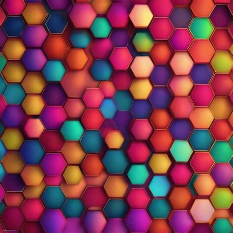Premium Photo Ai Generative Abstract Background Hexagon Pattern