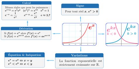 Fonction exponentielle Définition calcul première spécialité maths
