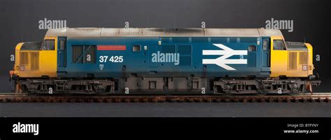 Class 37 Diesel Locomotive Pride Of The Valleys Br Blue Livery Stock