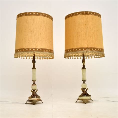 Vintage Tischlampen Aus Onyx Und Messing Er Set Bei Pamono Kaufen