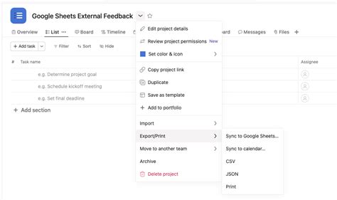 How To Sync Asana Google Sheets 6 Steps Examples