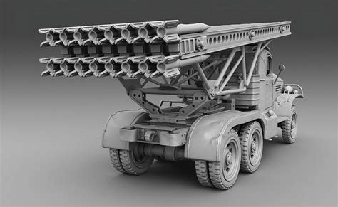 Mlrs Katusha 3d Model 3d Printable Cgtrader