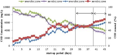 Profile Of Cod Removal During Acclimatization Of Sludge Download Scientific Diagram