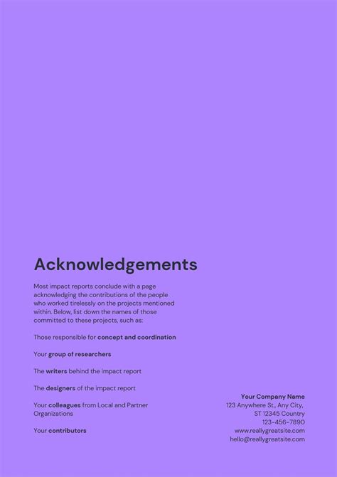 Editable Impact Report Powerpoint File Etsy