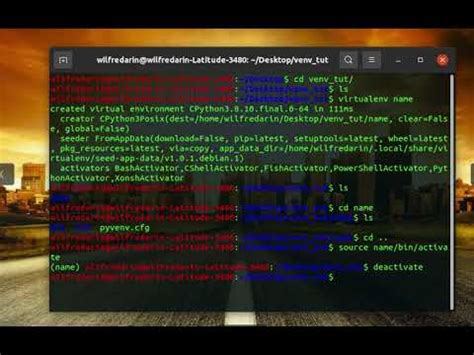 How To Create Activate And Deactivate Virtual Environment Venv On
