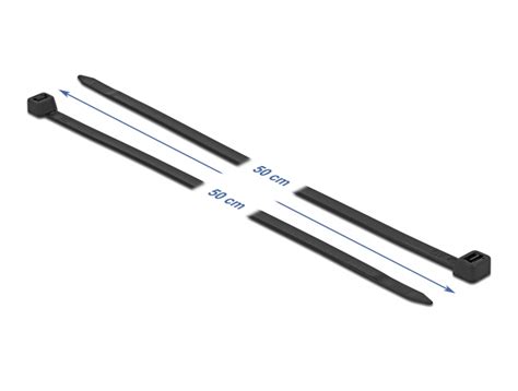 Delock Kabelbinder L 500 X B 8 8 Mm 10 Stück Schwarz Kabelbinder