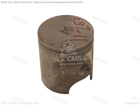 58t116311194 Piston Std Yamaha Buy The 58t 11631 11 94 At Cmsnl