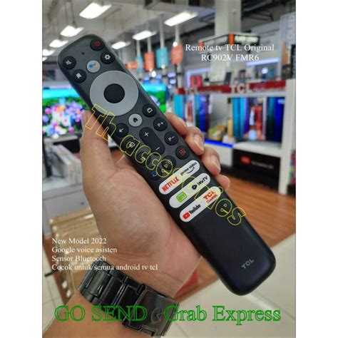 รีโมตคอนโทรลสมาร์ททีวี Tcl เสียง Rc901v Fmr6 สําหรับ Tcl Voice Android